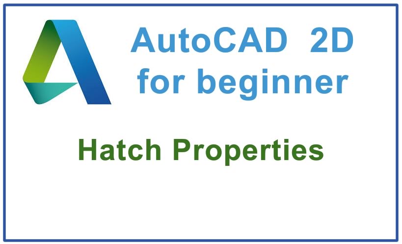 How to use hatch Properties | Tutorial AutoCAD