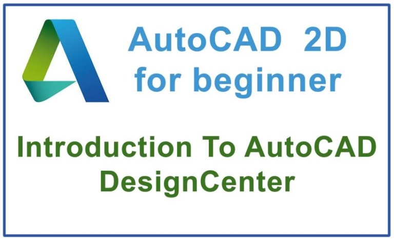 designcenter | Tutorial AutoCAD