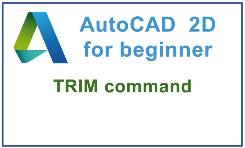How to use TRIM command | Tutorial AutoCAD