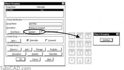 How to create and use Groups | Tutorial AutoCAD