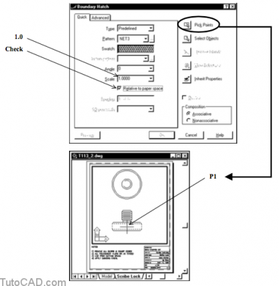How to use hatch Properties | Tutorial AutoCAD