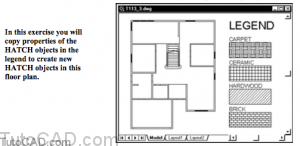 How to copy Hatch Properties | Tutorial AutoCAD