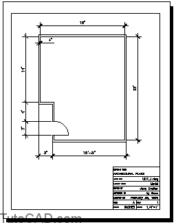 How to create a page Setup For Layouts | Tutorial AutoCAD