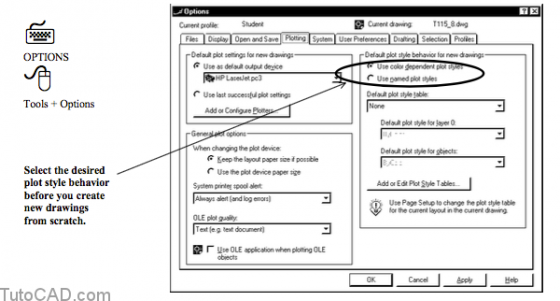 How to work With Plot Styles | Tutorial AutoCAD