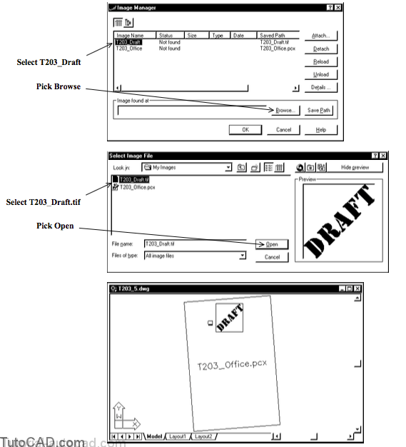 Managing Image Paths | Tutorial AutoCAD