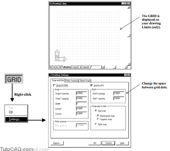 Using Snap & Grid In Isometric Sketches | Tutorial AutoCAD
