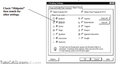 Using Object Snaps Osnaps Effectively | Tutorial AutoCAD