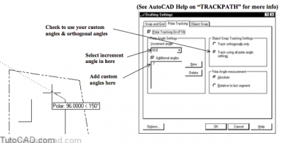 Polar Tracking & Direct Distance Entry | Tutorial AutoCAD