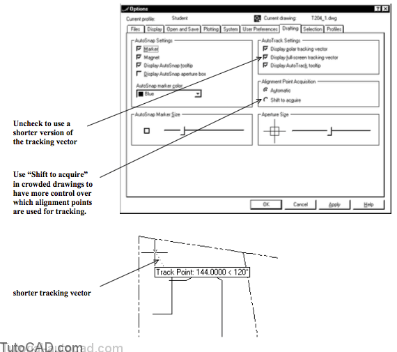 Tracking With Alignment Points | Tutorial AutoCAD
