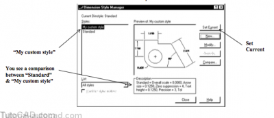 Key Settings For New Dimension Styles | Tutorial AutoCAD