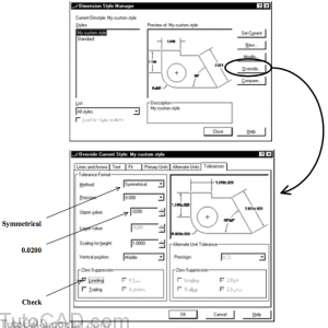 Overriding Dimension Styles | Tutorial AutoCAD