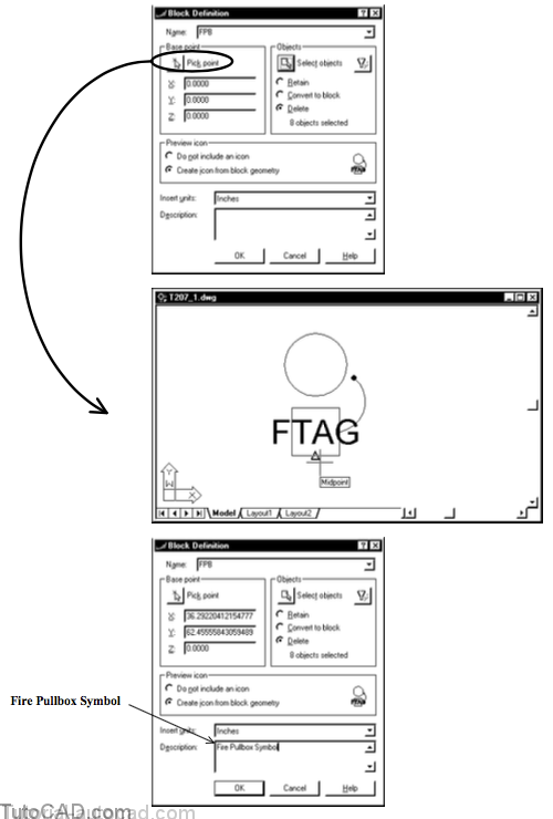 Incorporating Attributes In Block Definitions | Tutorial AutoCAD