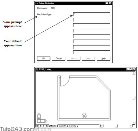 Incorporating Attributes In Block Definitions | Tutorial AutoCAD