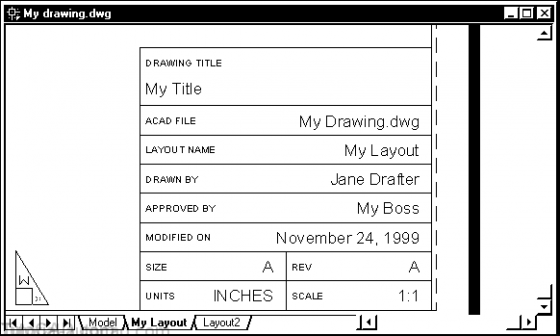 Using Attributes In Title Blocks Tutorial Autocad