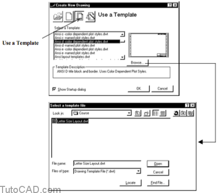 How to make New Drawings From Templates | Tutorial AutoCAD