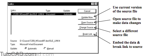 Object Linking & Embedding – OLE | Tutorial AutoCAD