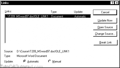 Object Linking & Embedding – OLE | Tutorial AutoCAD