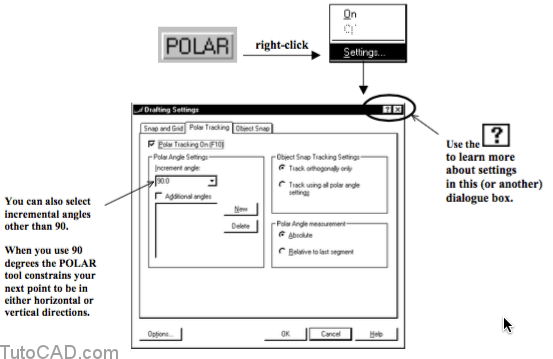 How to use POLAR With Direct Distance Entry | Tutorial AutoCAD