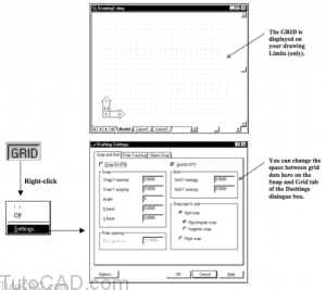 How to use Snap & Grid | Tutorial AutoCAD