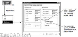 How to use Snap & Grid | Tutorial AutoCAD