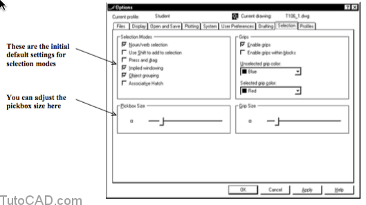 How to use Basic Selection Tools | Tutorial AutoCAD