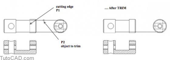 How to use TRIM command | Tutorial AutoCAD