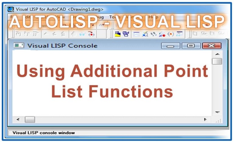 autolisp list | Tutorial AutoCAD