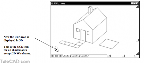 Drawing Planes Ucs Icons Tutorial Autocad