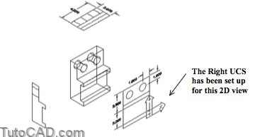 UCSs In Multiple Viewports in a 3D drawing | Tutorial AutoCAD
