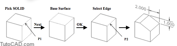FILLET, CHAMFER & SLICE in a 3D drawing | Tutorial AutoCAD