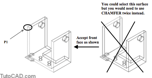 FILLET, CHAMFER & SLICE in a 3D drawing | Tutorial AutoCAD
