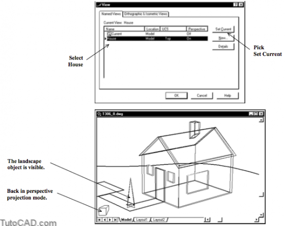 Backgrounds & Landscapes in 3D drawing | Tutorial AutoCAD